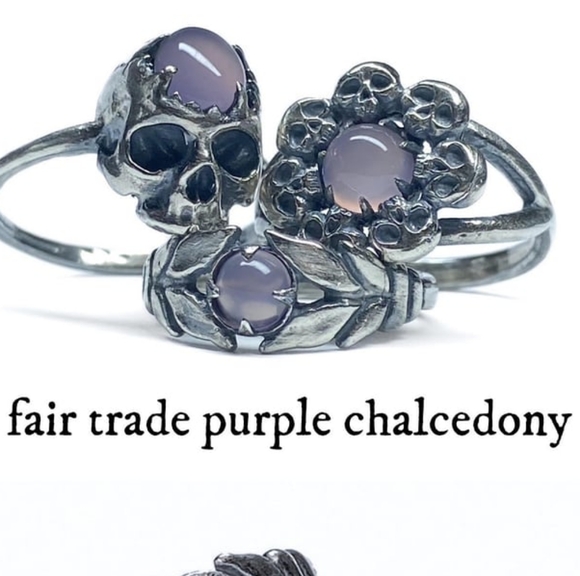 Arcana Obscura | Jewelry | Arcana Obscura Daphne Ring Sterling Silver Fair Trade Nevada Purple ...